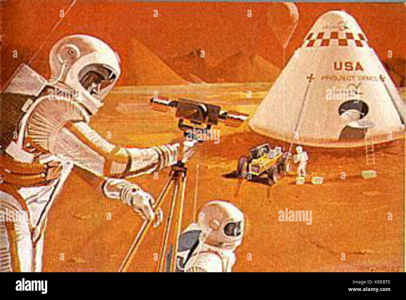 Project Deimos - Mars Surface Base Stock Photo - Alamy