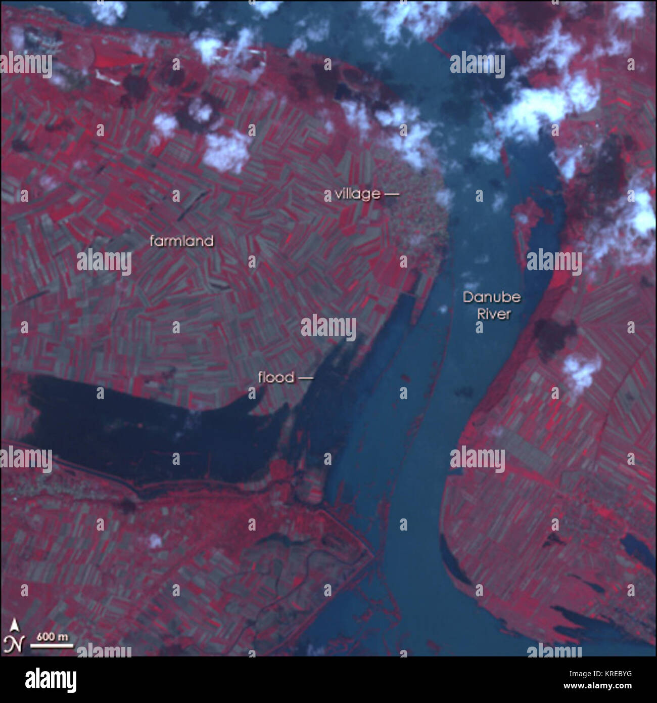 Danube flooding Serbia Apr2006 Stock Photo - Alamy