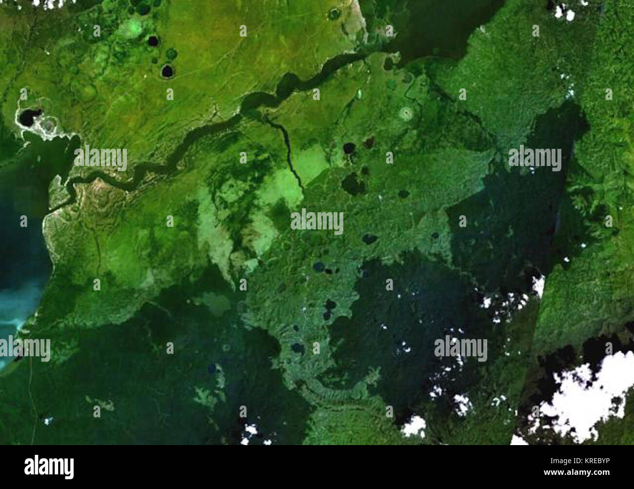 Bunyaruguru volcanic field Stock Photo - Alamy