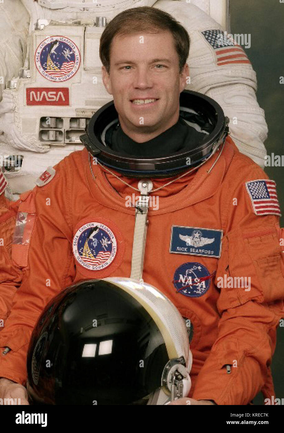 STS-76 crew cropped Stock Photo - Alamy