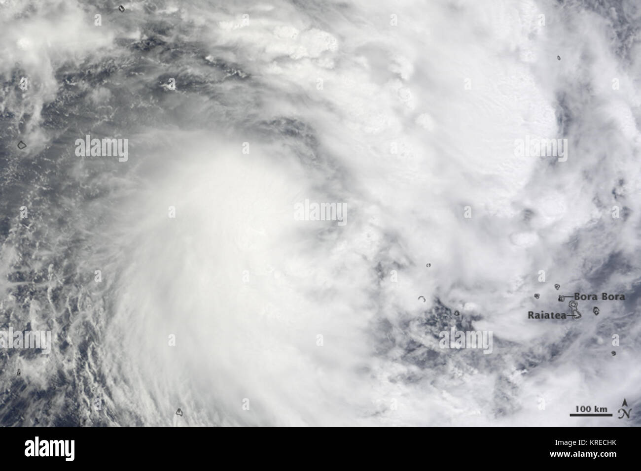 Cyclone Oli 2010-02-02 crop Stock Photo - Alamy