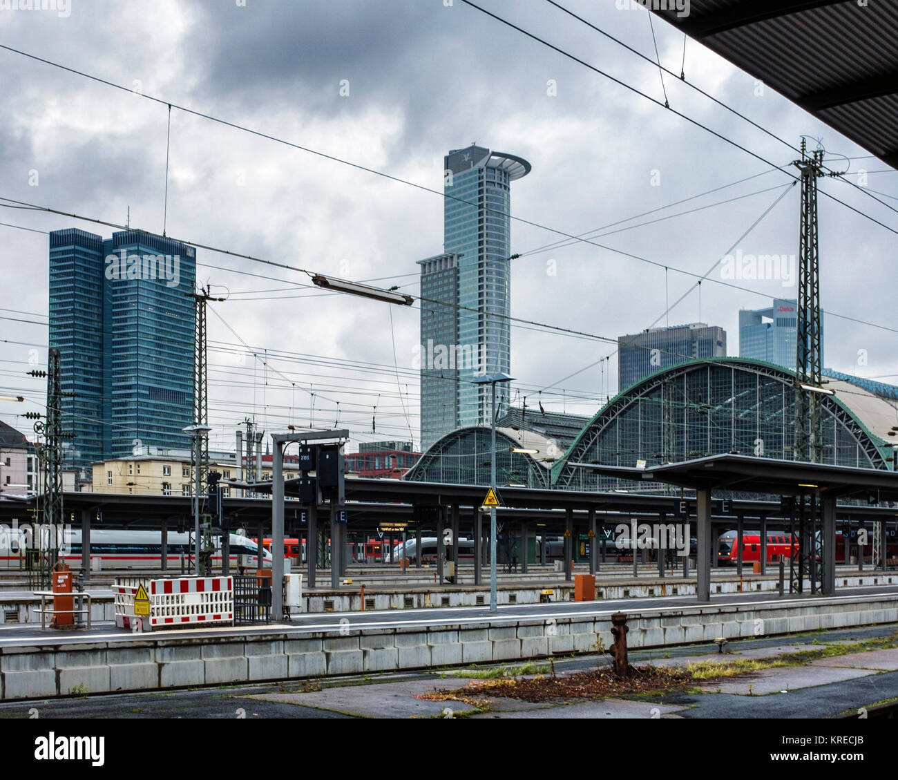 Frankfurt Main railway station,Hauptbahnhof,central station buildings ...