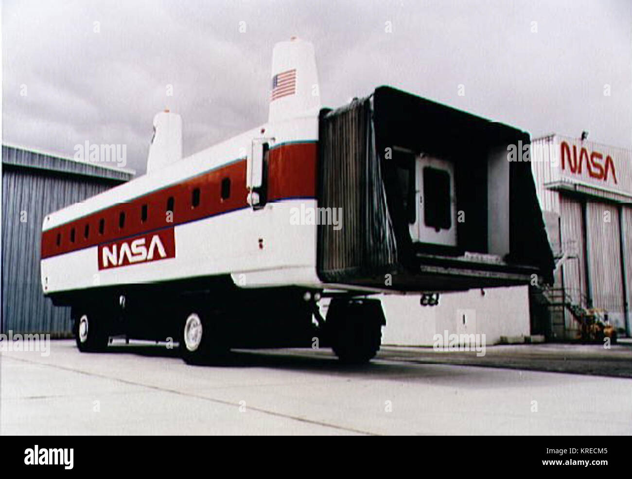 Crew Transport Vehicle at Edwards Air Force Base 28199129 Stock Photo ...