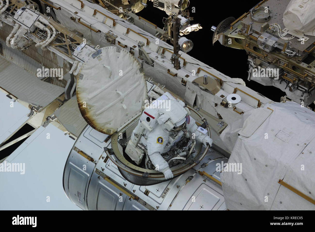 Expedition 24 Wheelock Egresses Hatch Stock Photo - Alamy