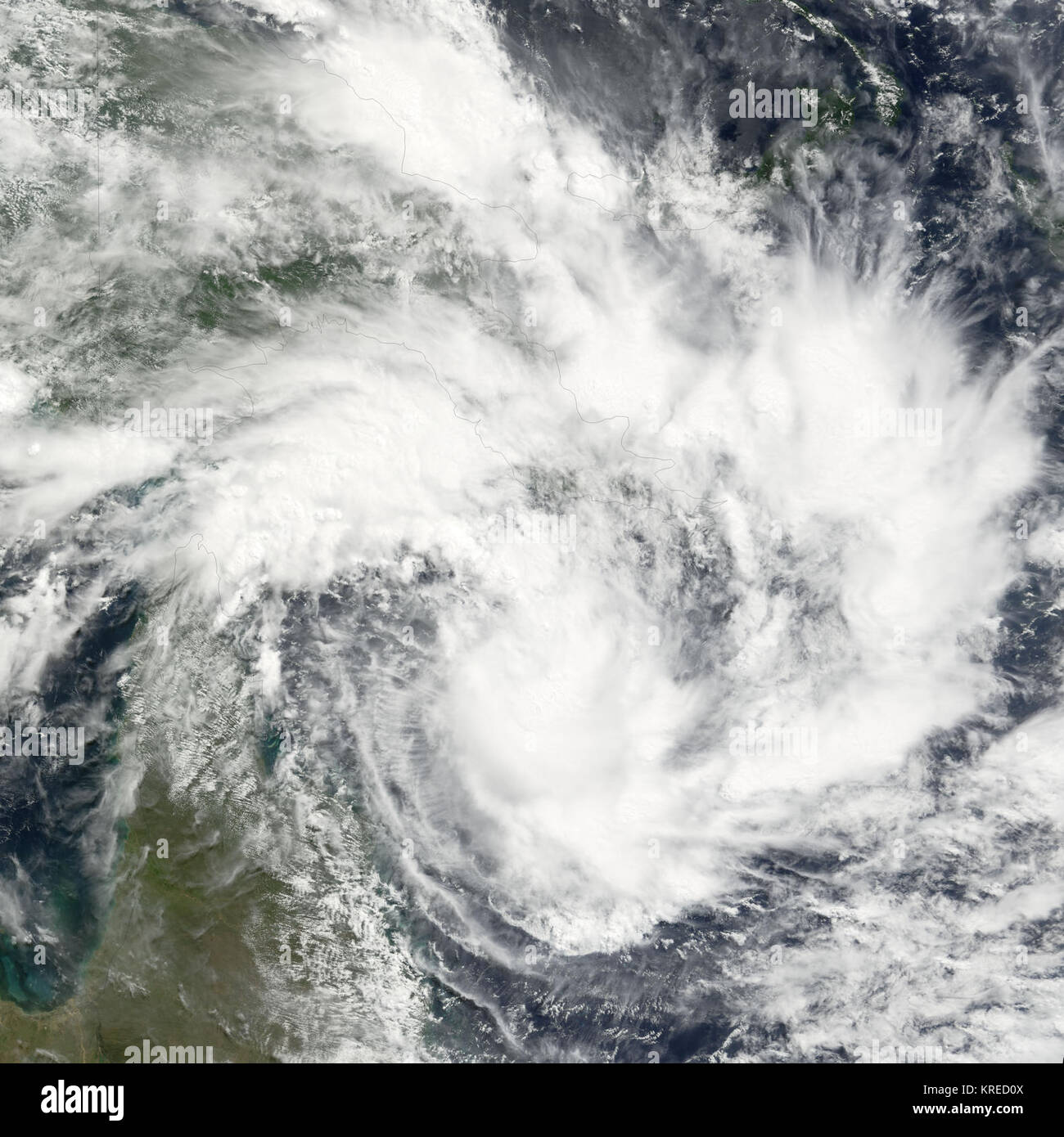 Cyclone Monica 18 apr 2006 0035Z Stock Photo - Alamy