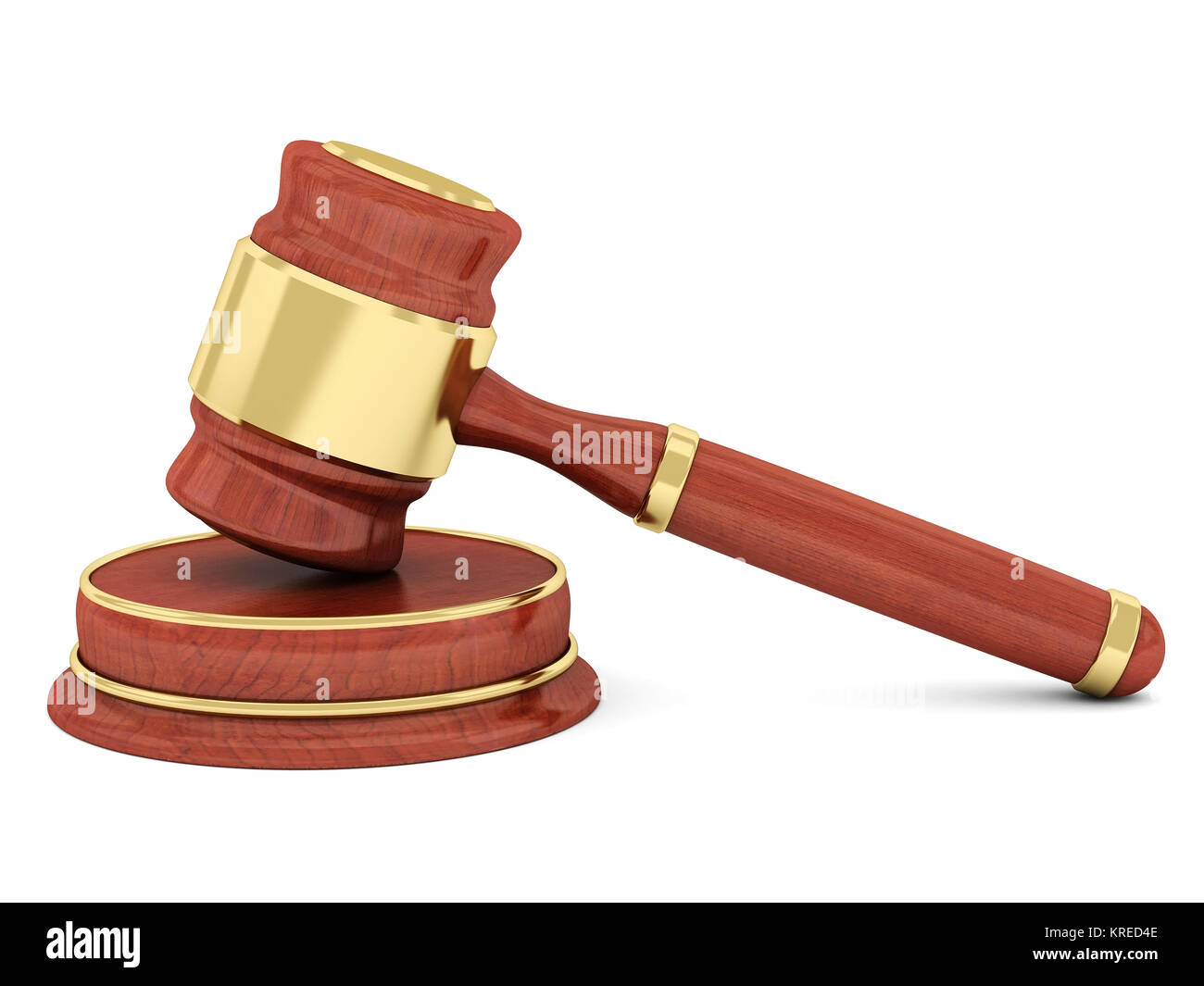 beautiful image of judicial attributes on a white background Stock ...