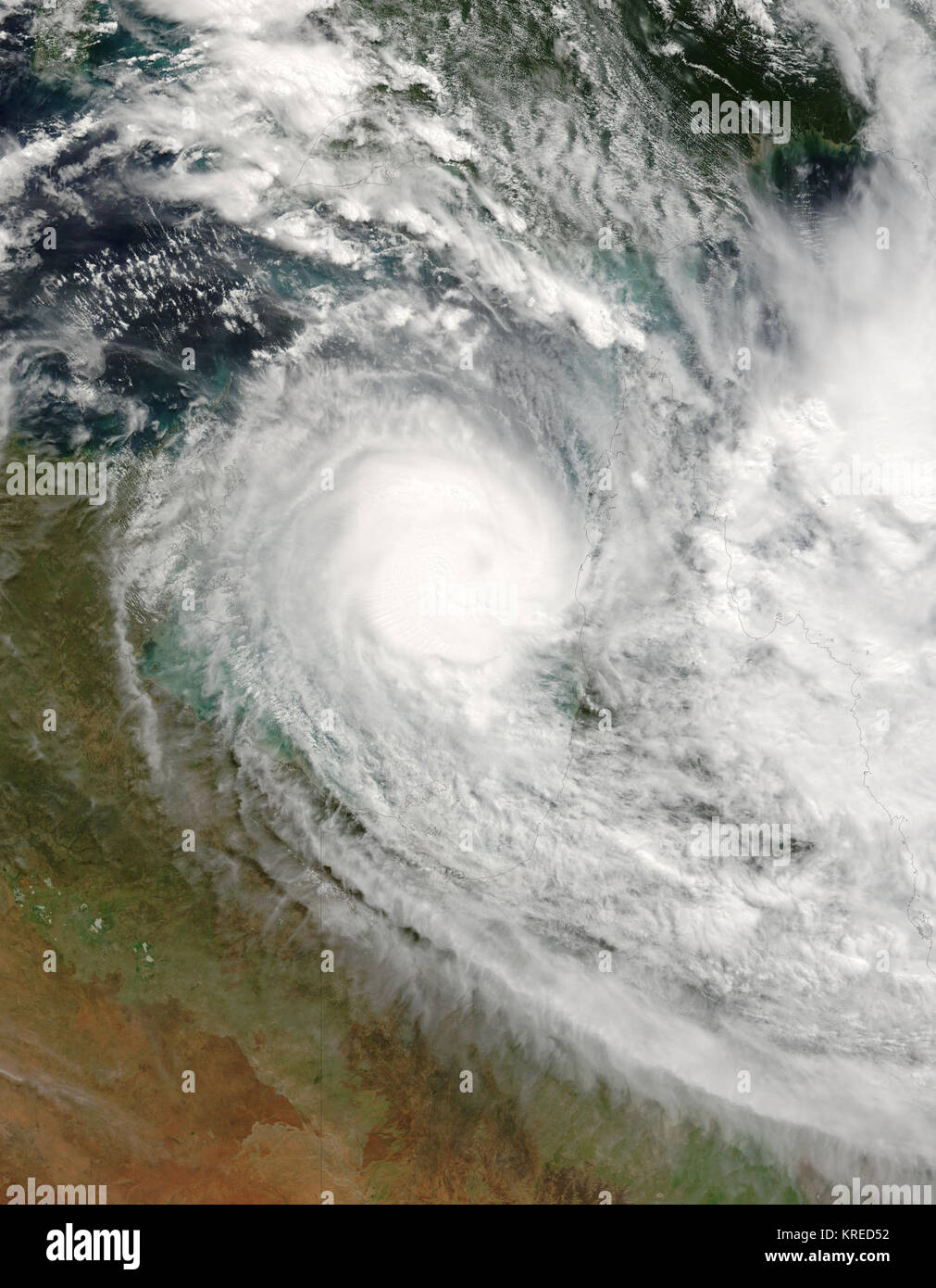 Cyclone Monica 21 apr 2006 0110Z Stock Photo - Alamy