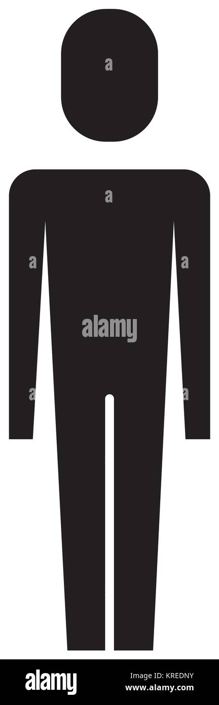 businessman standing male character pictogram Stock Vector Image & Art ...