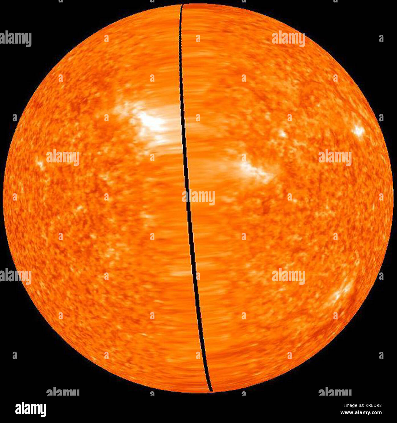 Far side of the Sun 3D STEREO crop Stock Photo - Alamy