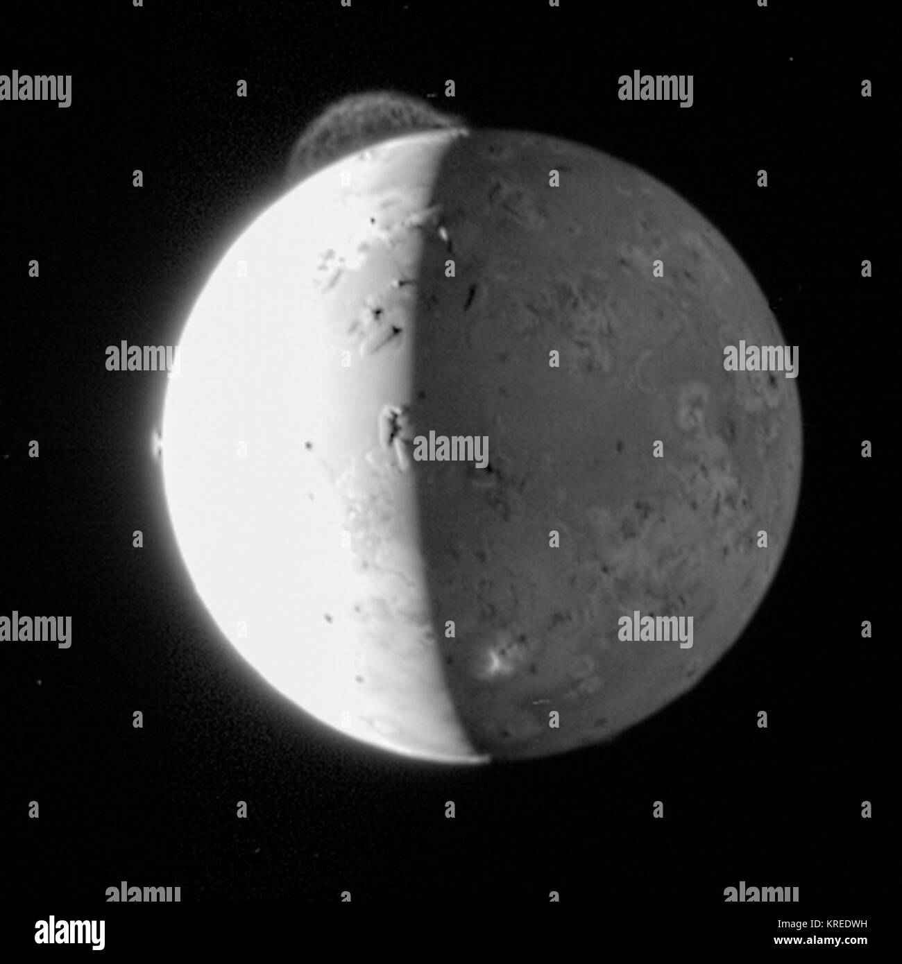 Tvashtar volcano on Io from New Horizons Stock Photo - Alamy