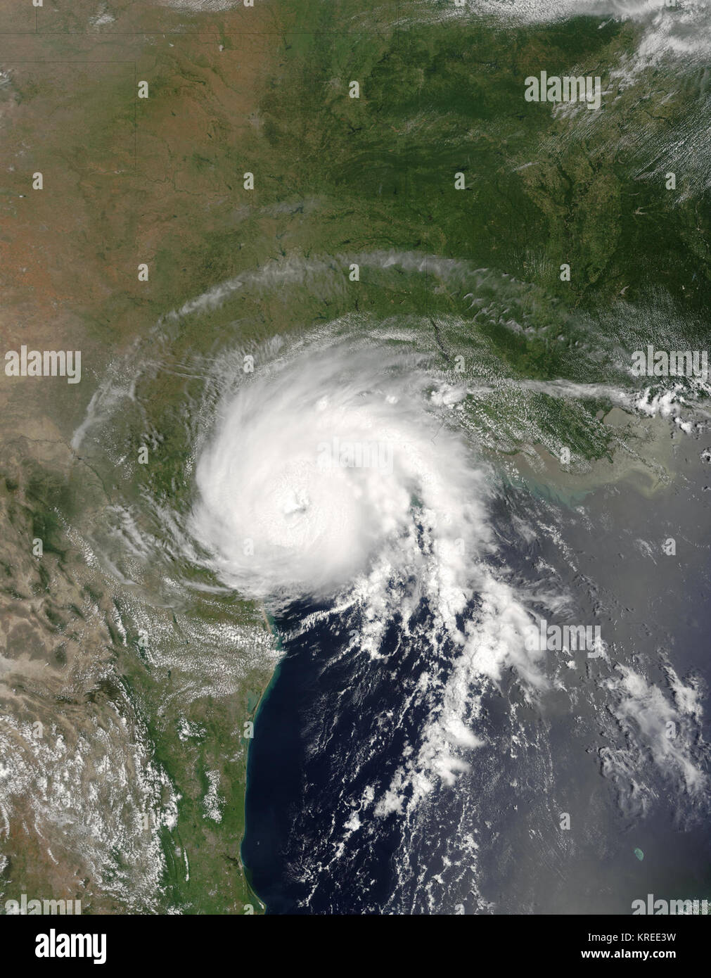 Hurricane Claudette 15 july 2003 1655Z Stock Photo - Alamy