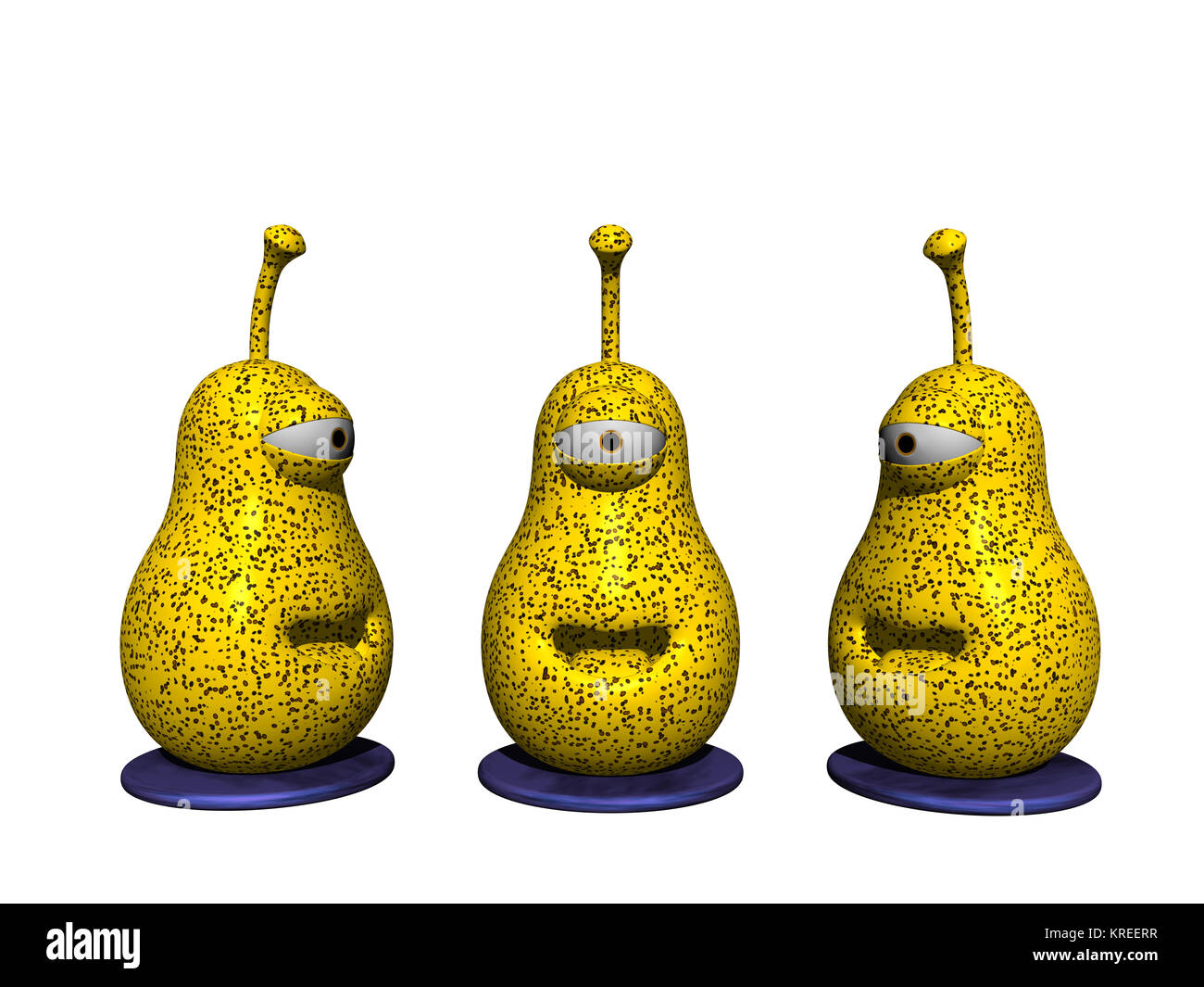 Pear fruit cartoon hi-res stock photography and images - Alamy