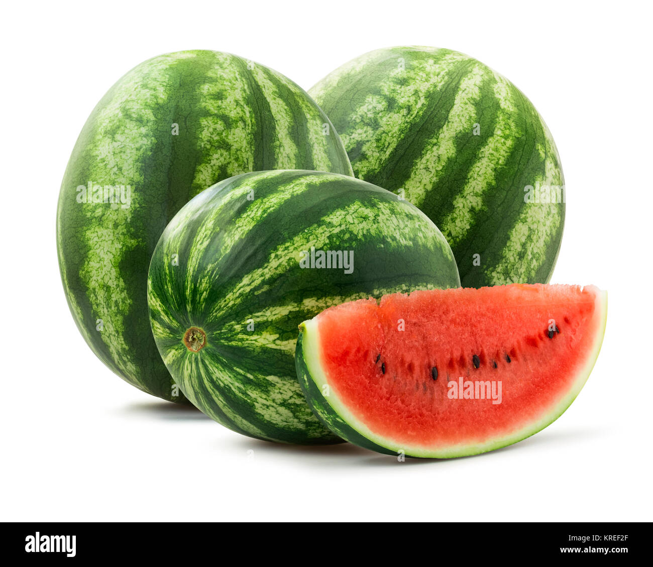 Watermelon isolated on white Stock Photo - Alamy