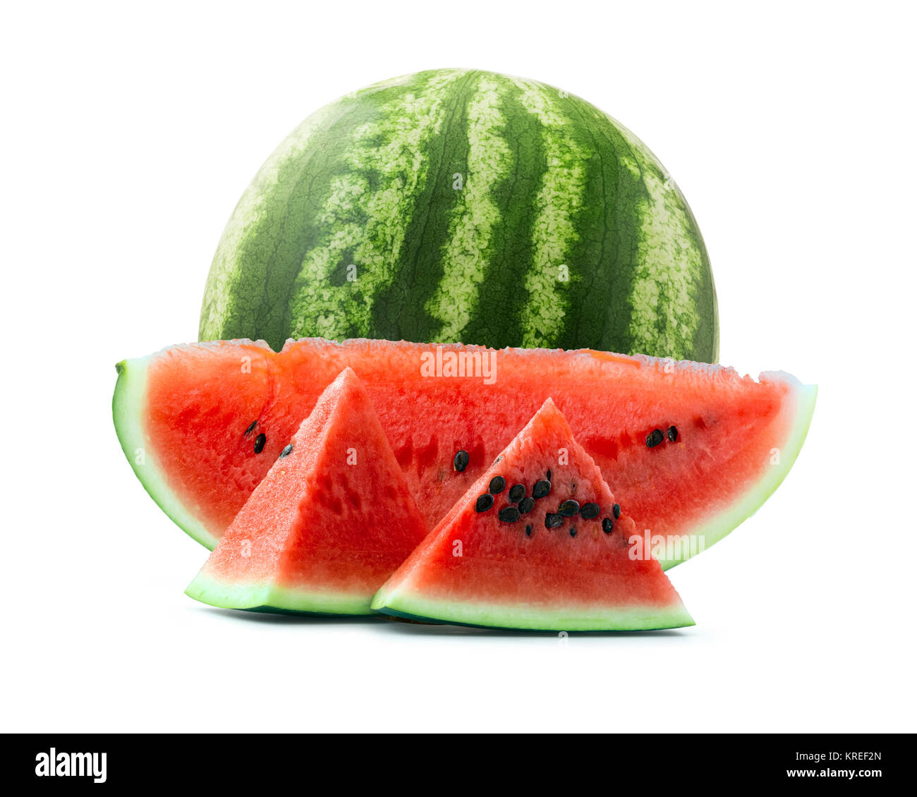 Watermelon isolated on white Stock Photo - Alamy