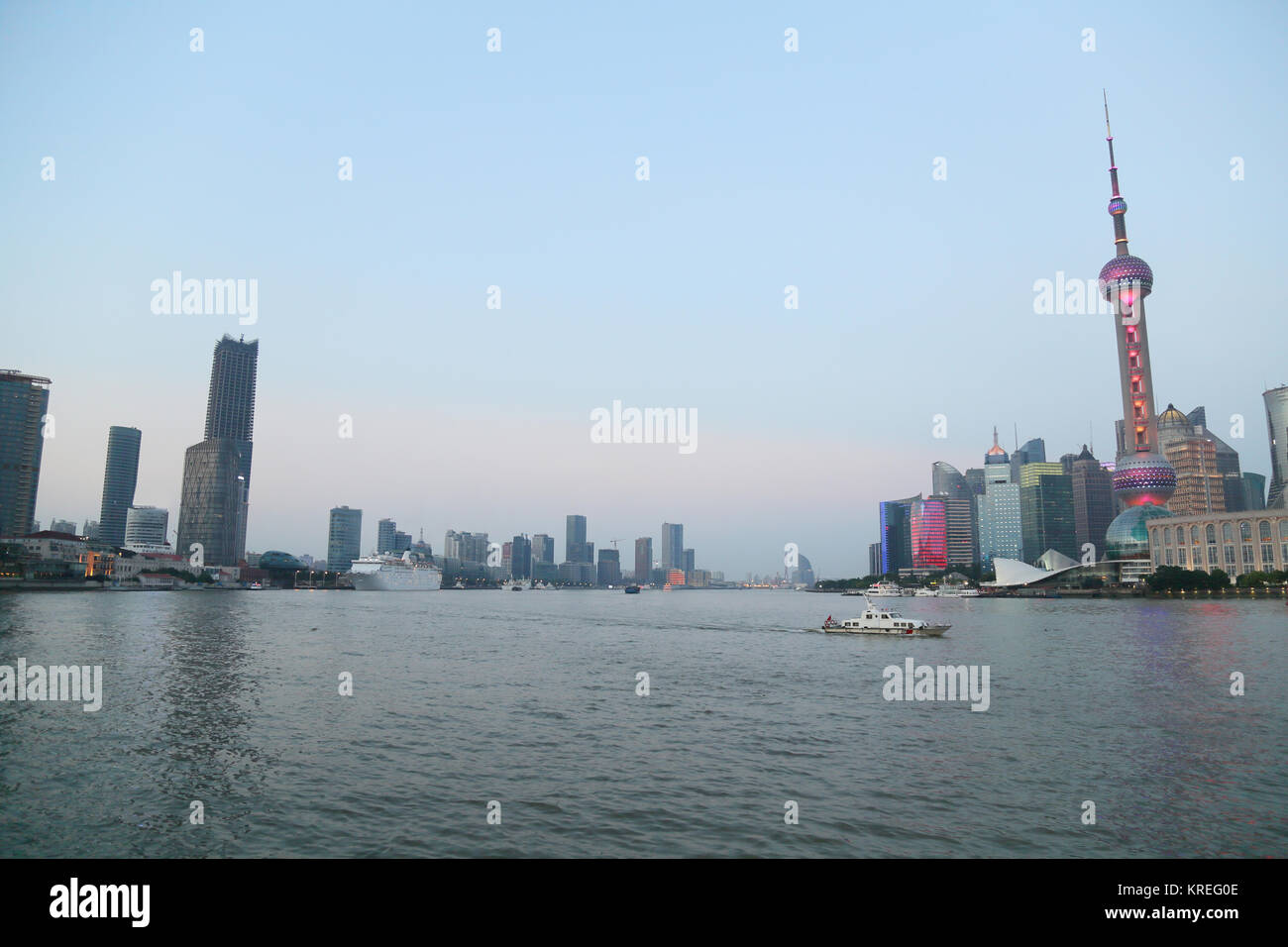 shanghai pudong cityscape Stock Photo - Alamy