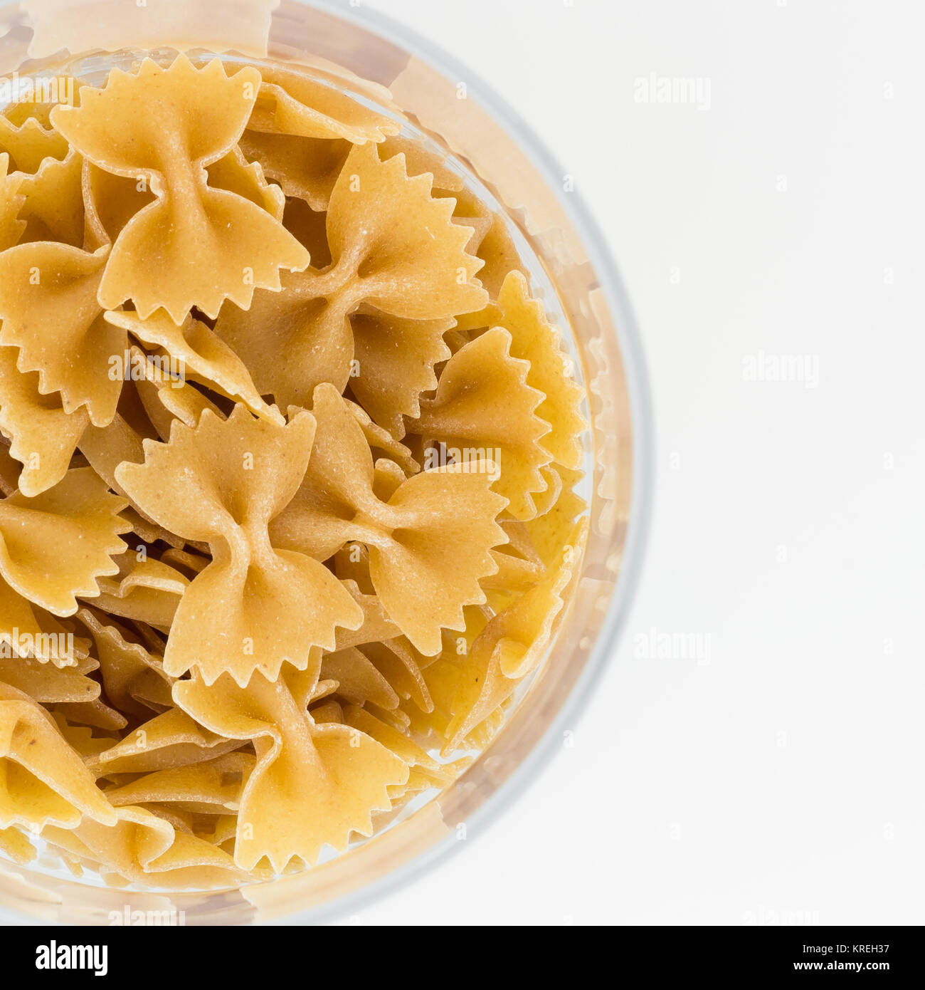 Whole wheat pasta Stock Photo - Alamy