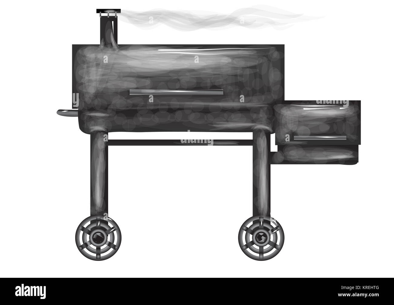 smoker on white Stock Photo - Alamy