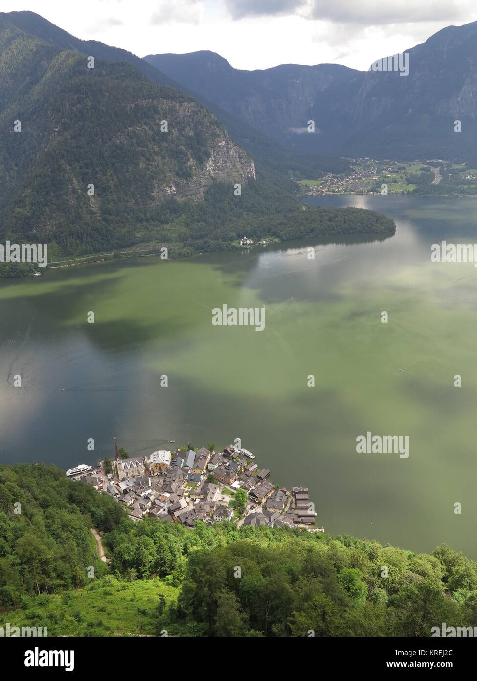 Hallstatt, old city centre, Austria Stock Photo - Alamy