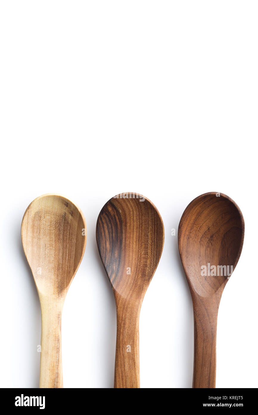 Three wooden spoons Stock Photo - Alamy