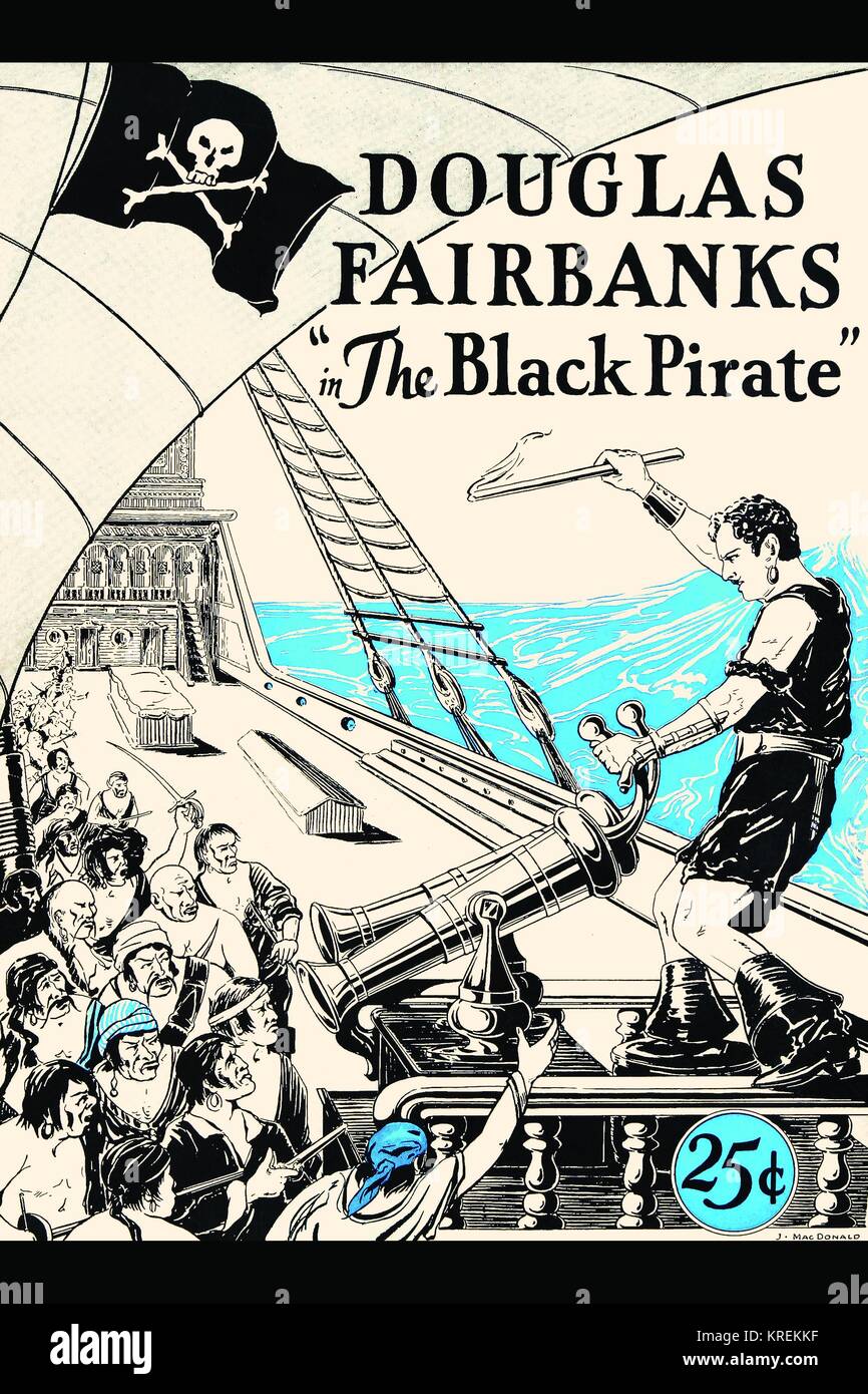 The Black Pirate Stock Photo - Alamy