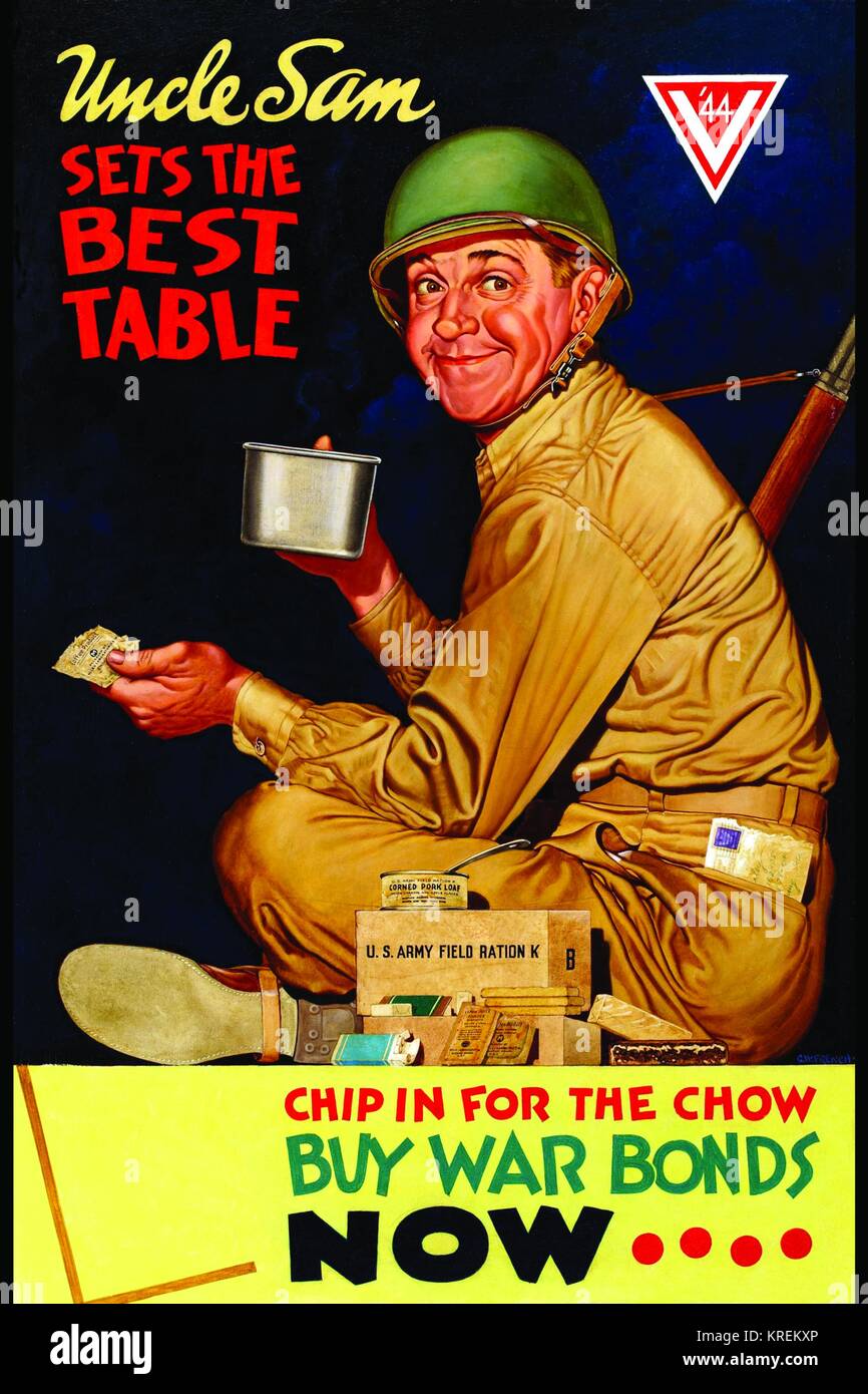 Soldier eating wwii hi-res stock photography and images - Alamy