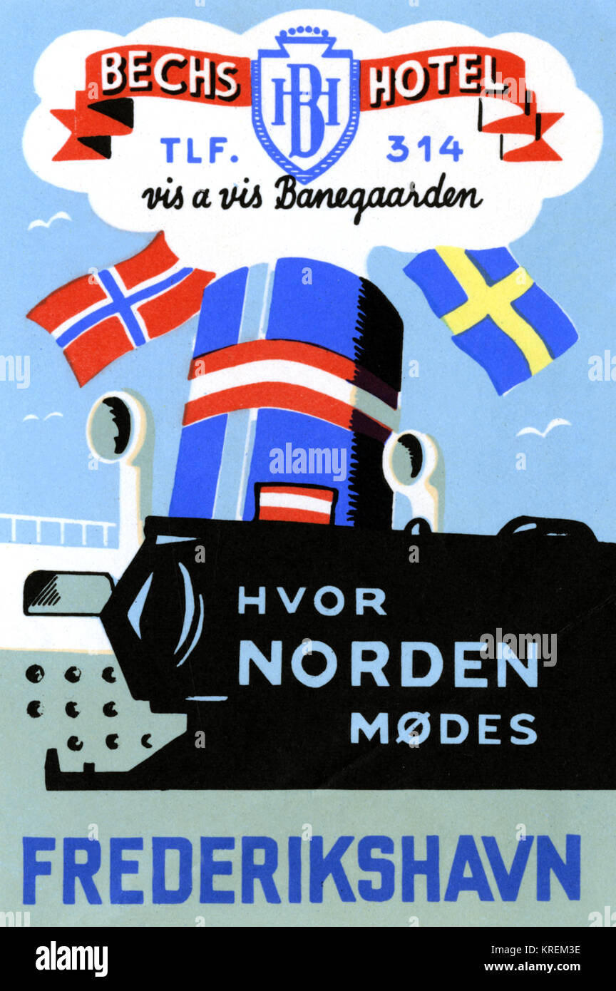 Bechs Hotel Frederikshavn Stock Photo - Alamy