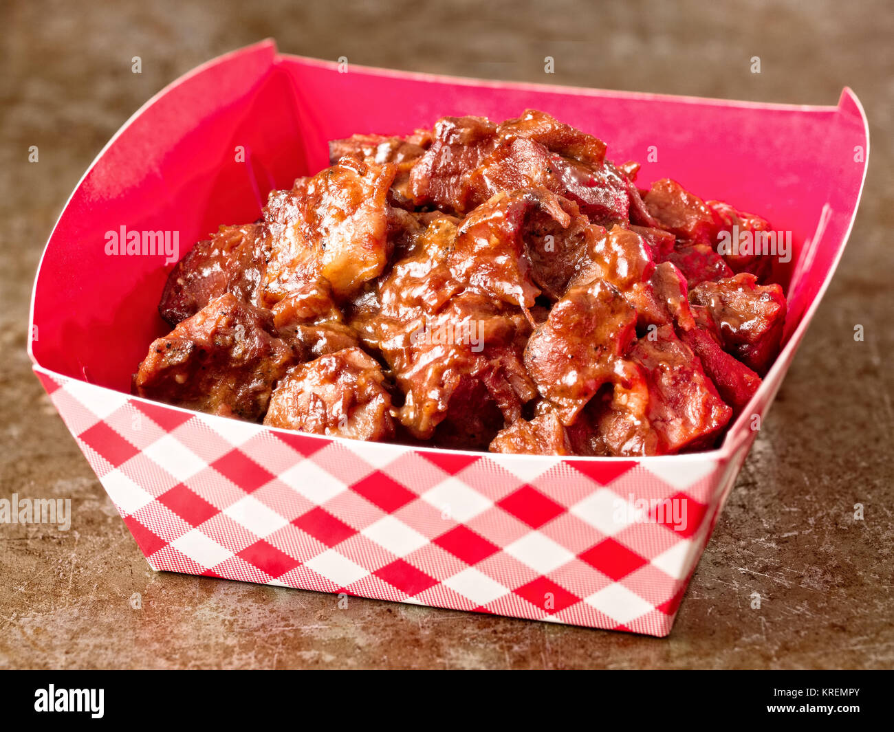 rustic american barbecued pork Stock Photo - Alamy