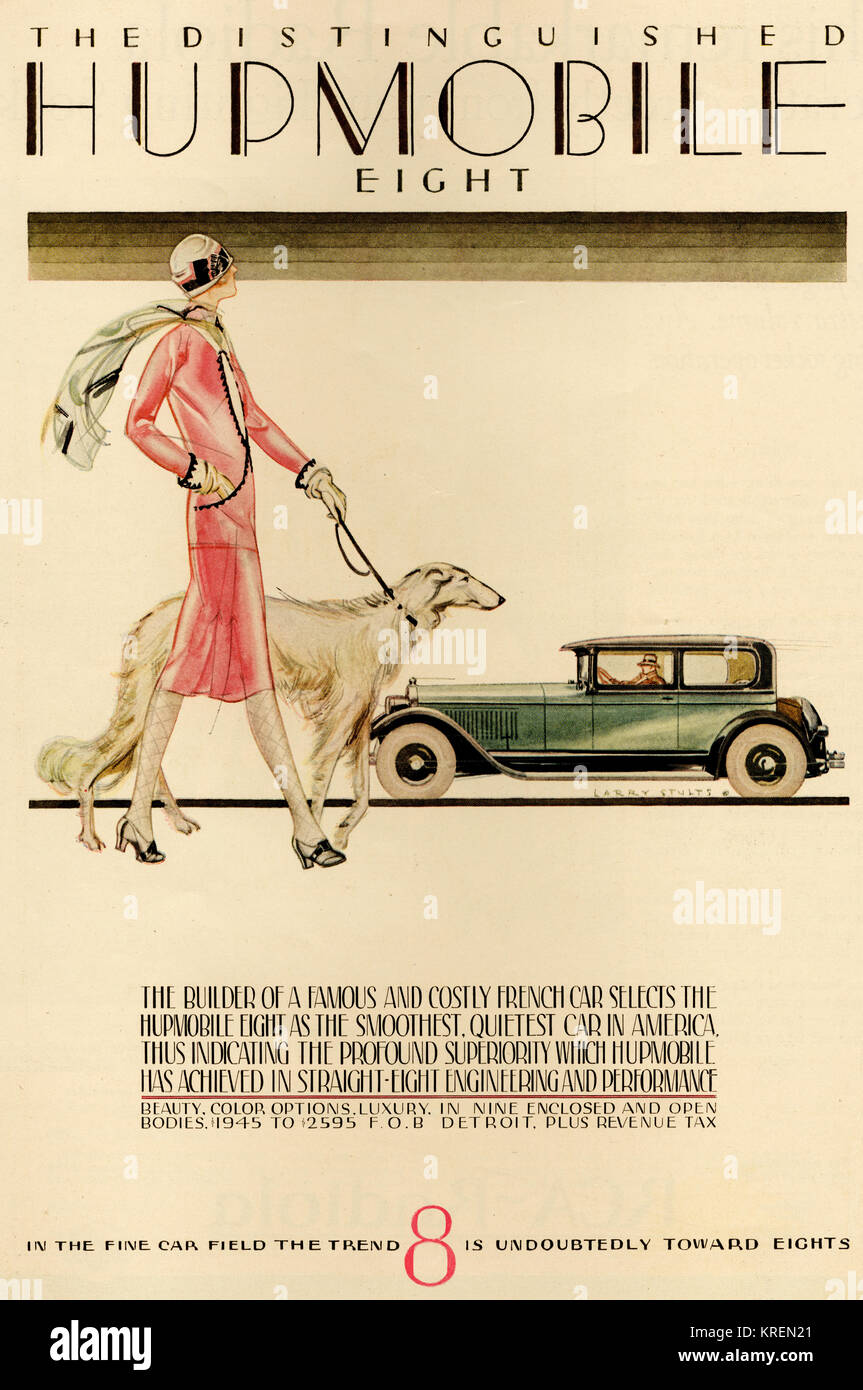 Hupmobile 8; Borzoi Stock Photo - Alamy