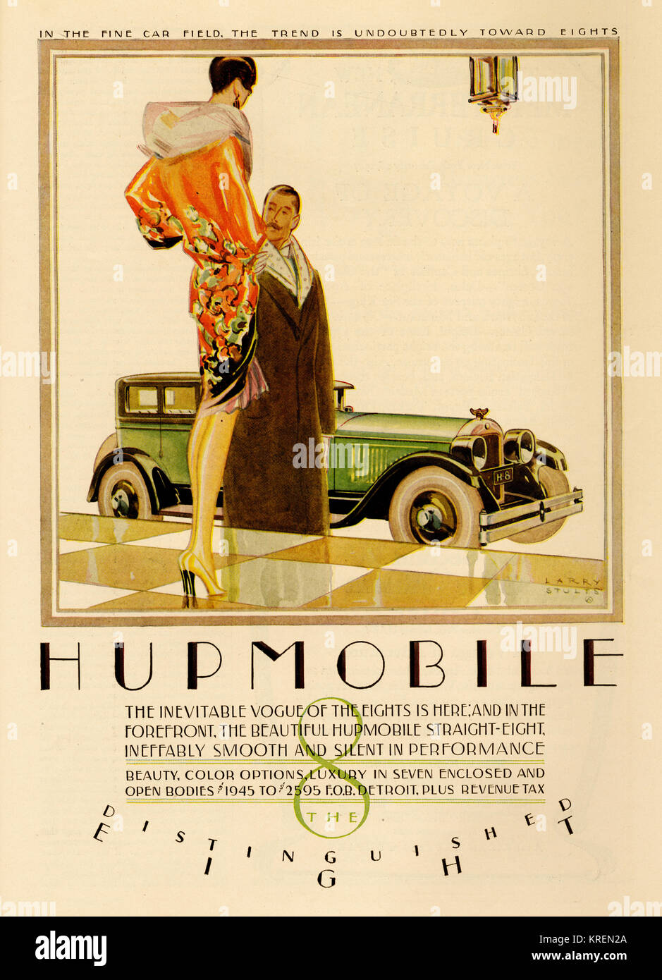 Hupmobile 8; Evening Out Stock Photo - Alamy