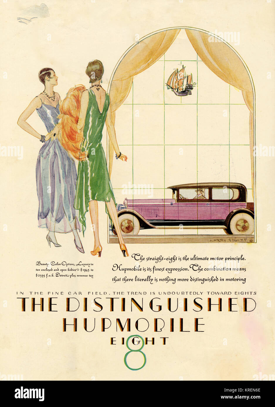 Hupmobile 8; At the Ball Stock Photo - Alamy