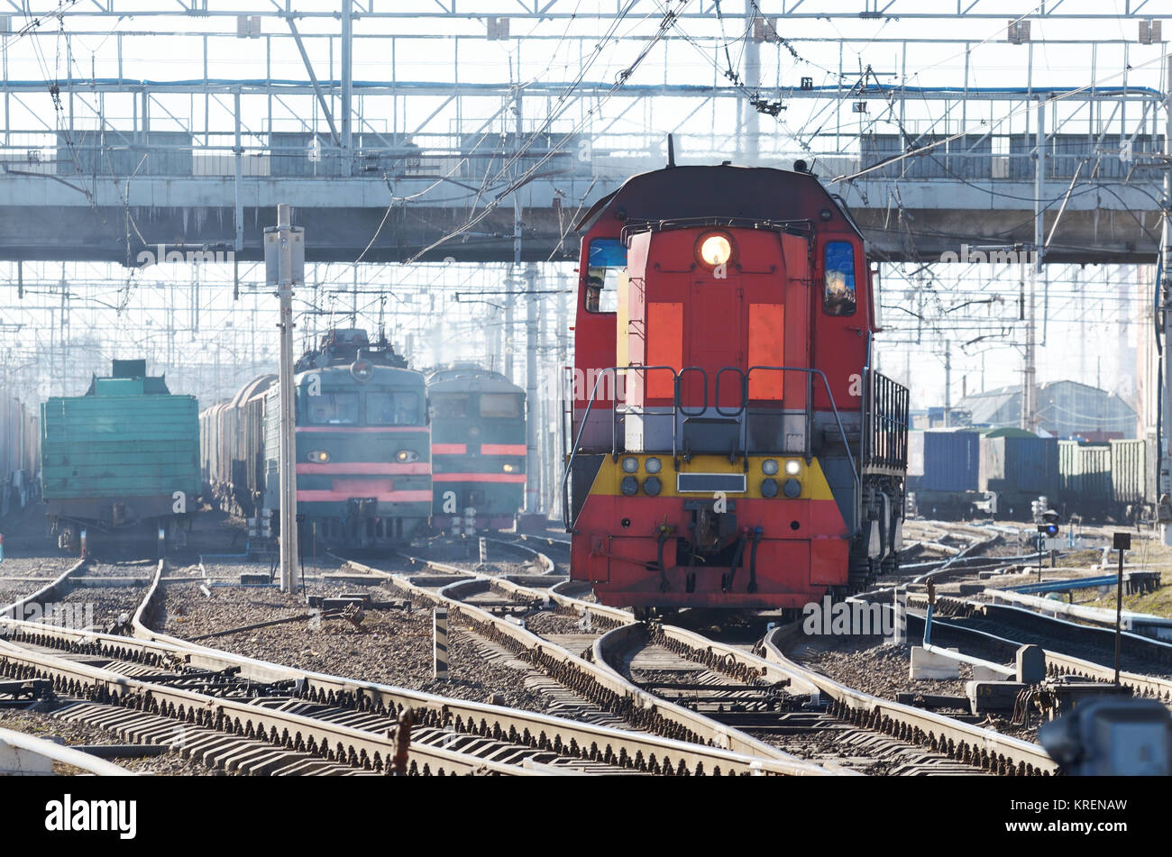 Several rail lines hi-res stock photography and images - Alamy