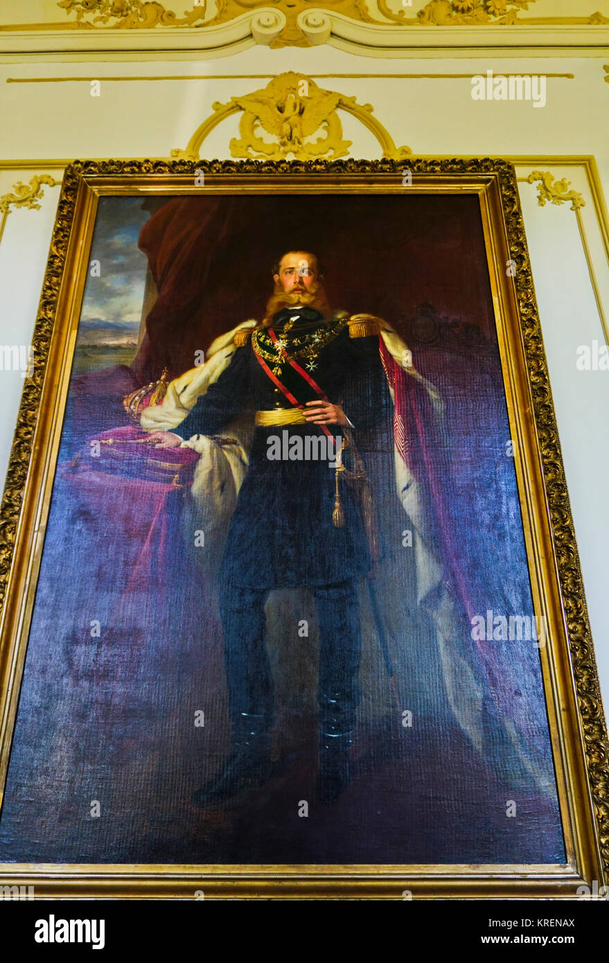 Maximilian I of Mexico portrait in the National Museum of History in ...