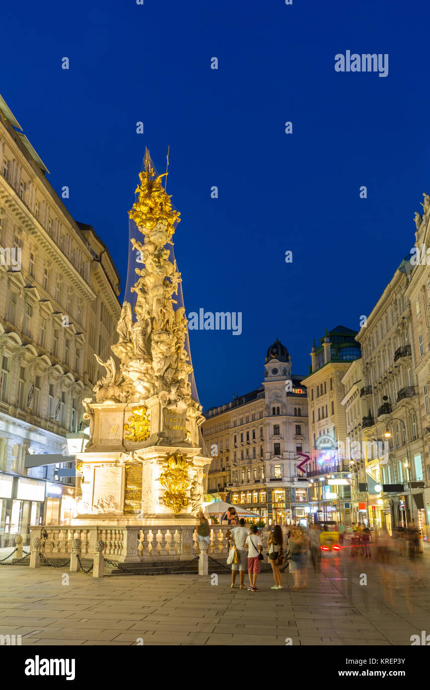 Vienna, Austria Plague Monument Stock Photo - Alamy