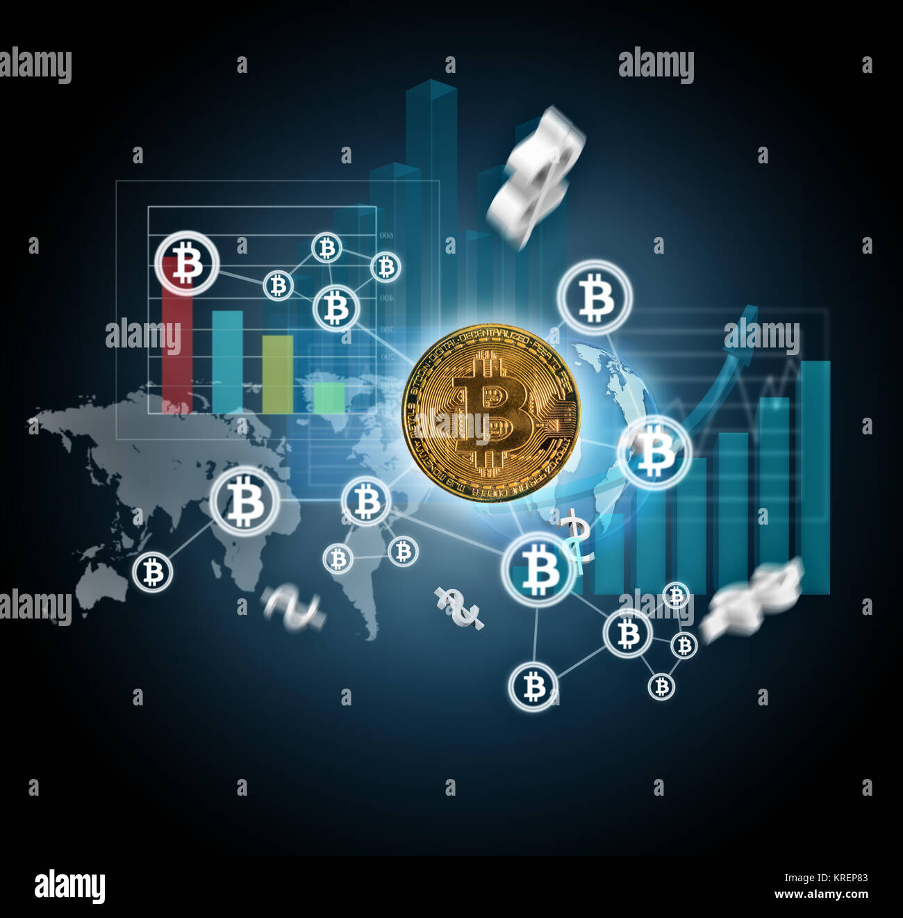 Digital currency graphs hi-res stock photography and images - Alamy