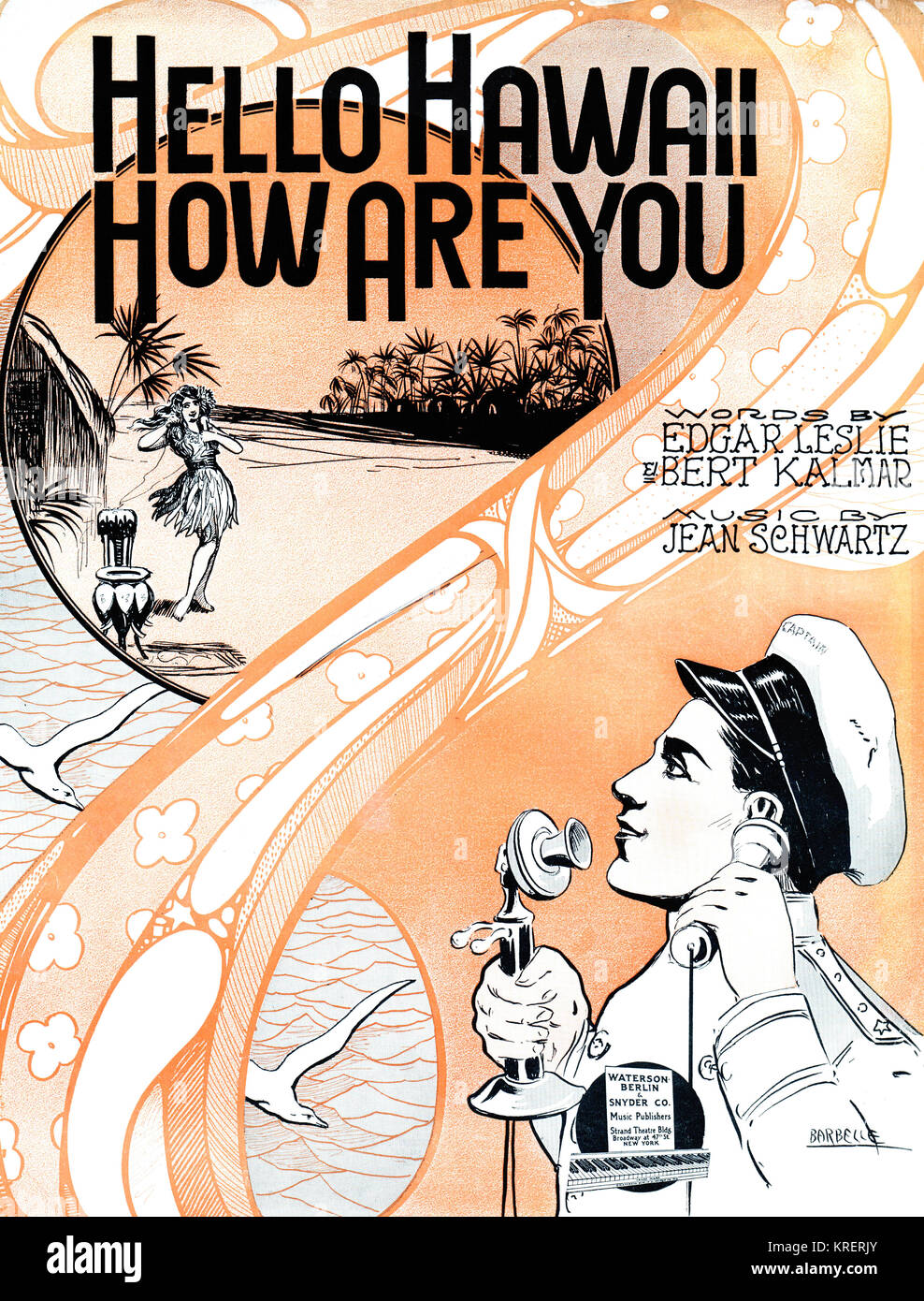 Hello Hawaii How Are You Stock Photo - Alamy