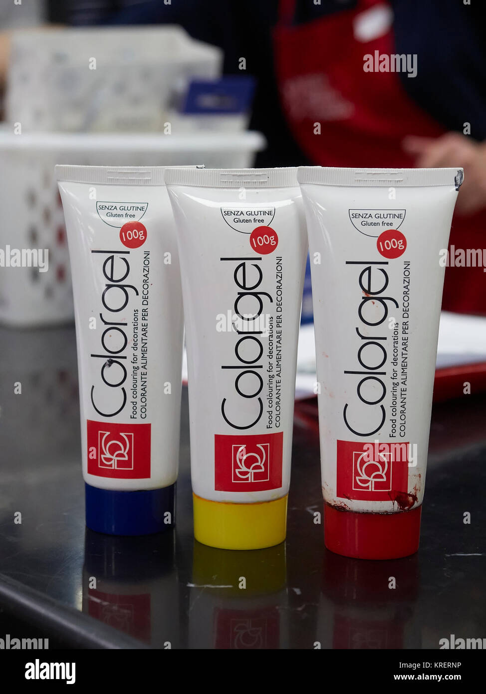 Food color gels Stock Photo - Alamy