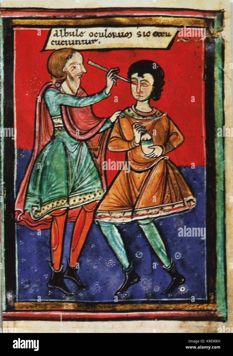 Ophthalmology in the Medieval Period Stock Photo - Alamy