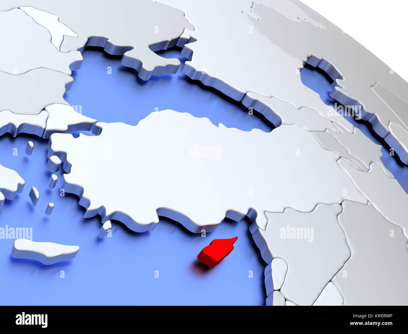 Republic cyprus on map hi-res stock photography and images - Alamy
