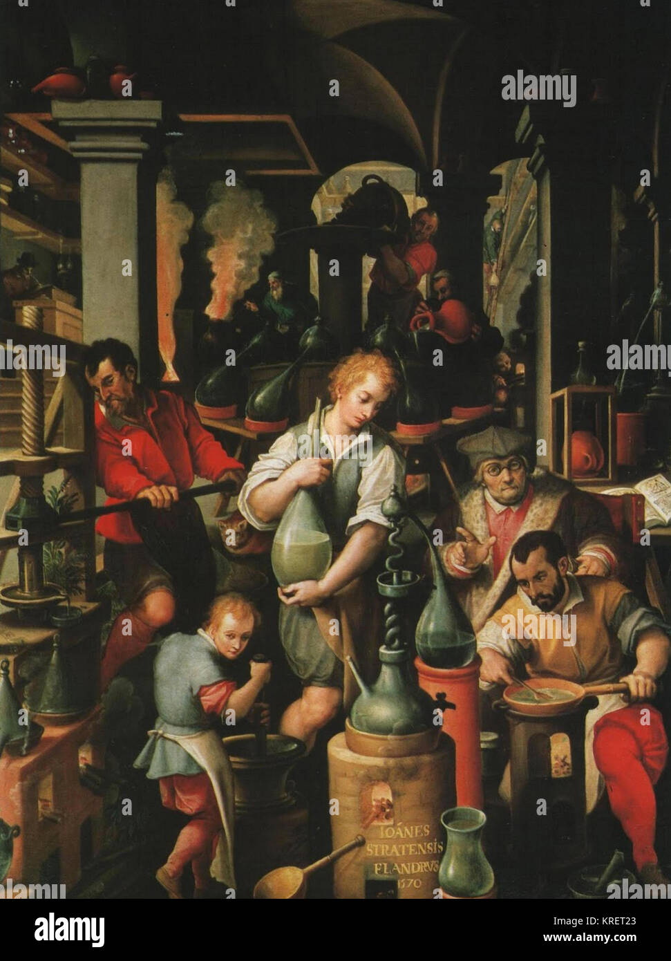 Alchemists workshop hi-res stock photography and images - Alamy