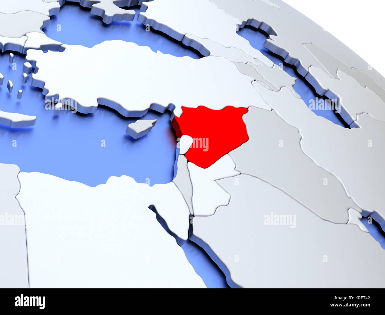 Syria Country Map High Resolution Stock Photography and Images - Alamy