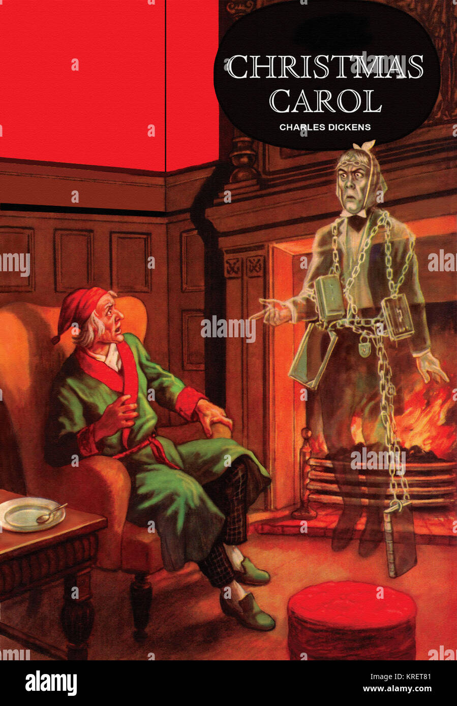 Christmas carol book cover hi-res stock photography and images - Alamy