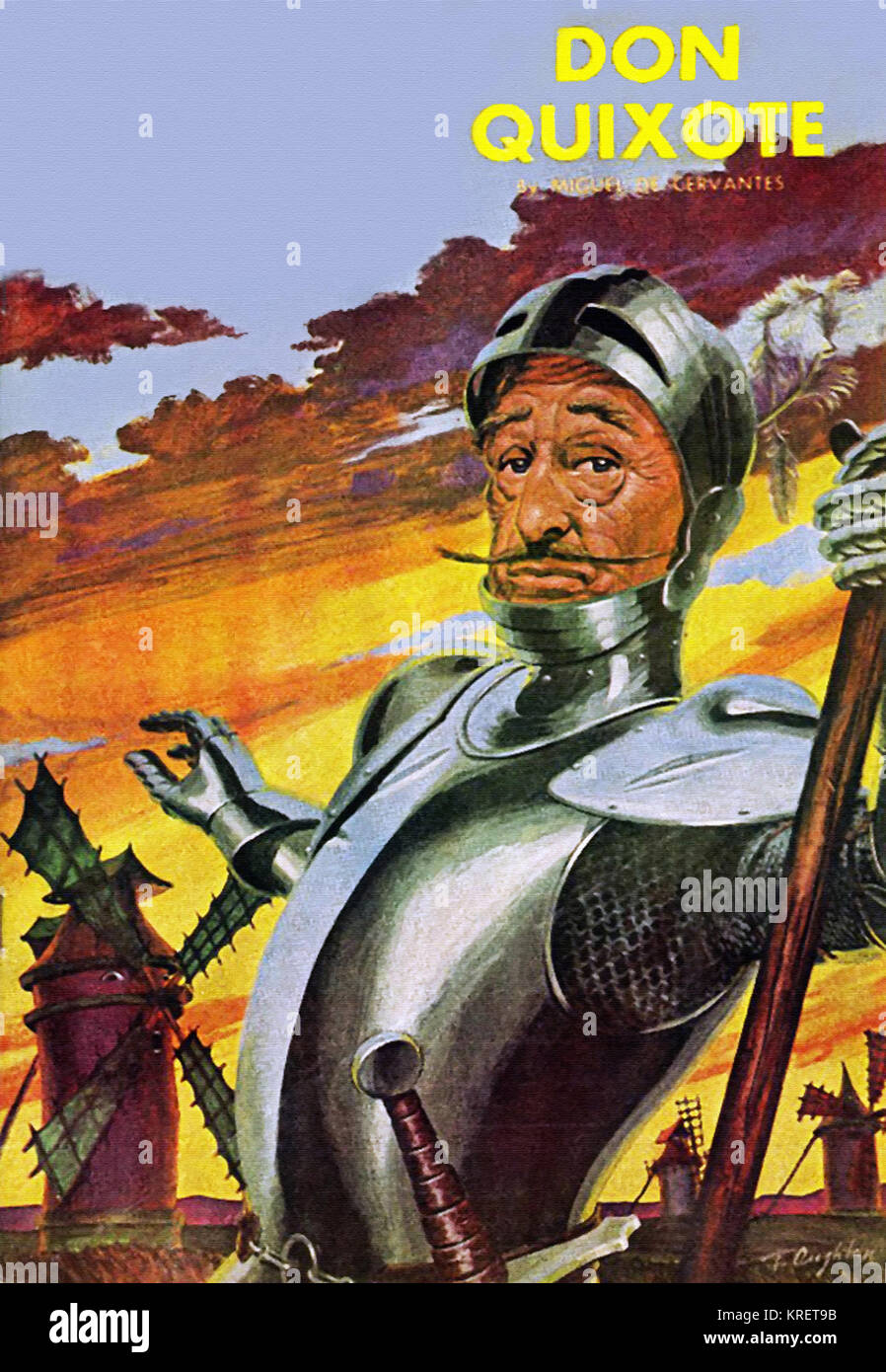 Don quixote book cover hi-res stock photography and images - Alamy