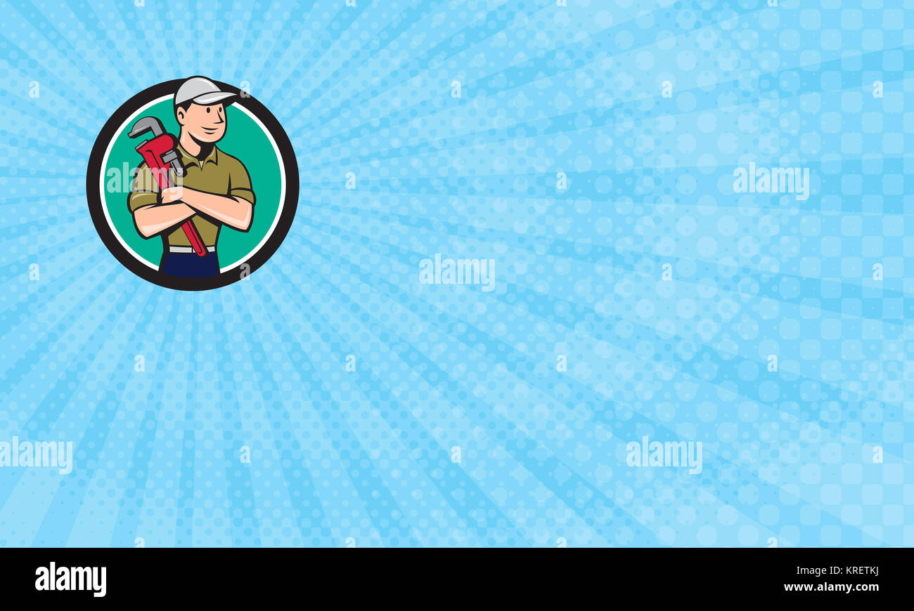 Professional Plumbers Business Card Stock Photo - Alamy