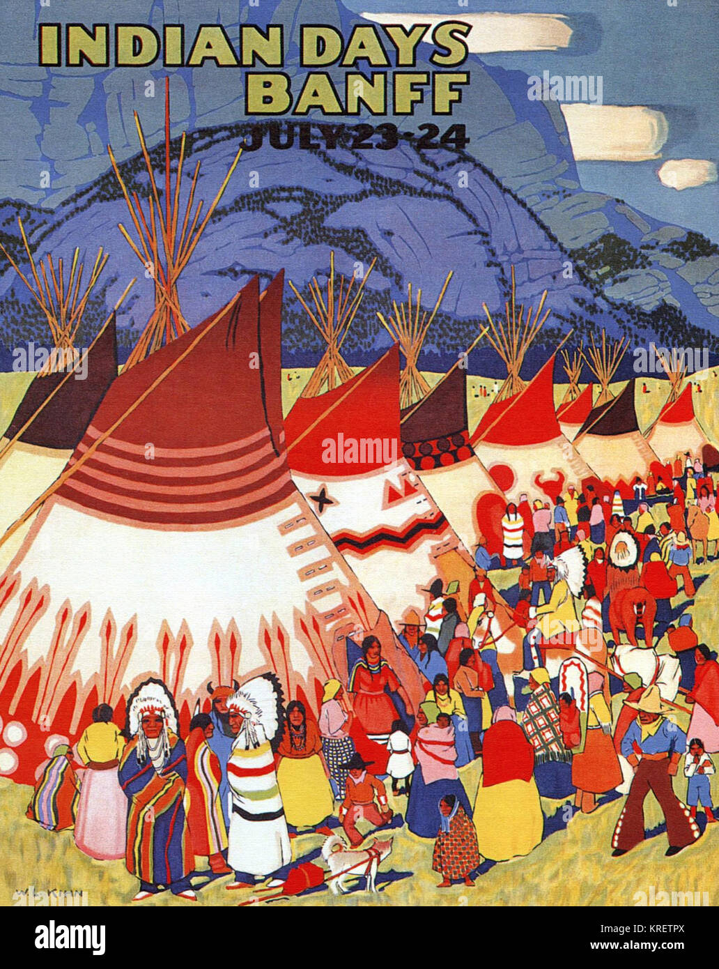 Banff indian days hi-res stock photography and images - Alamy