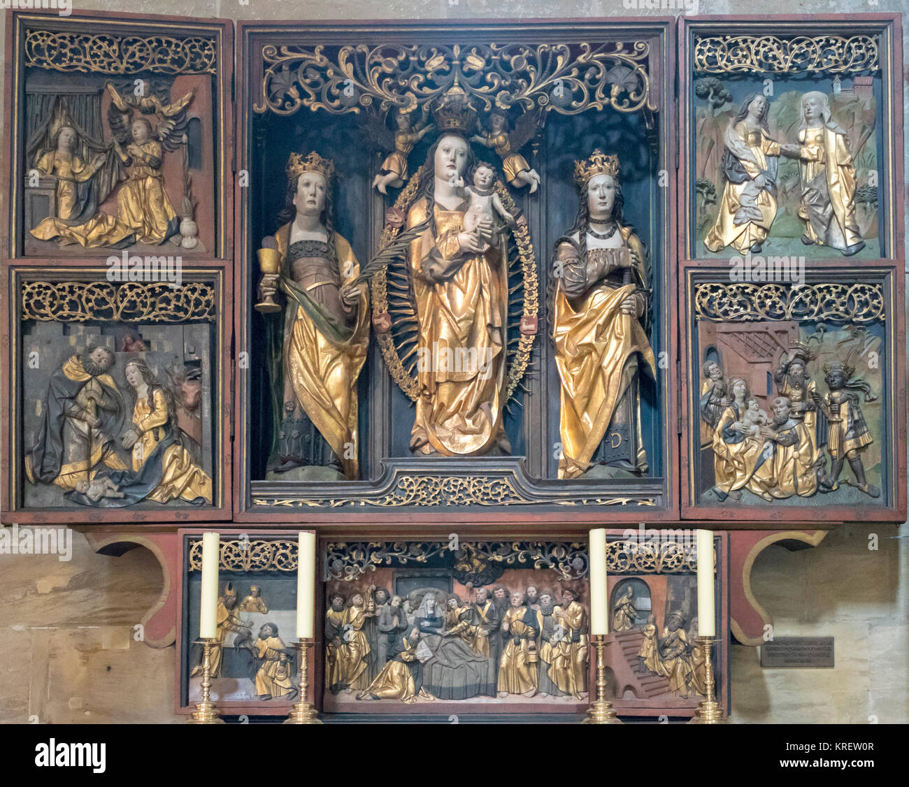 Germany german altar of the virgin mary hi-res stock photography and ...