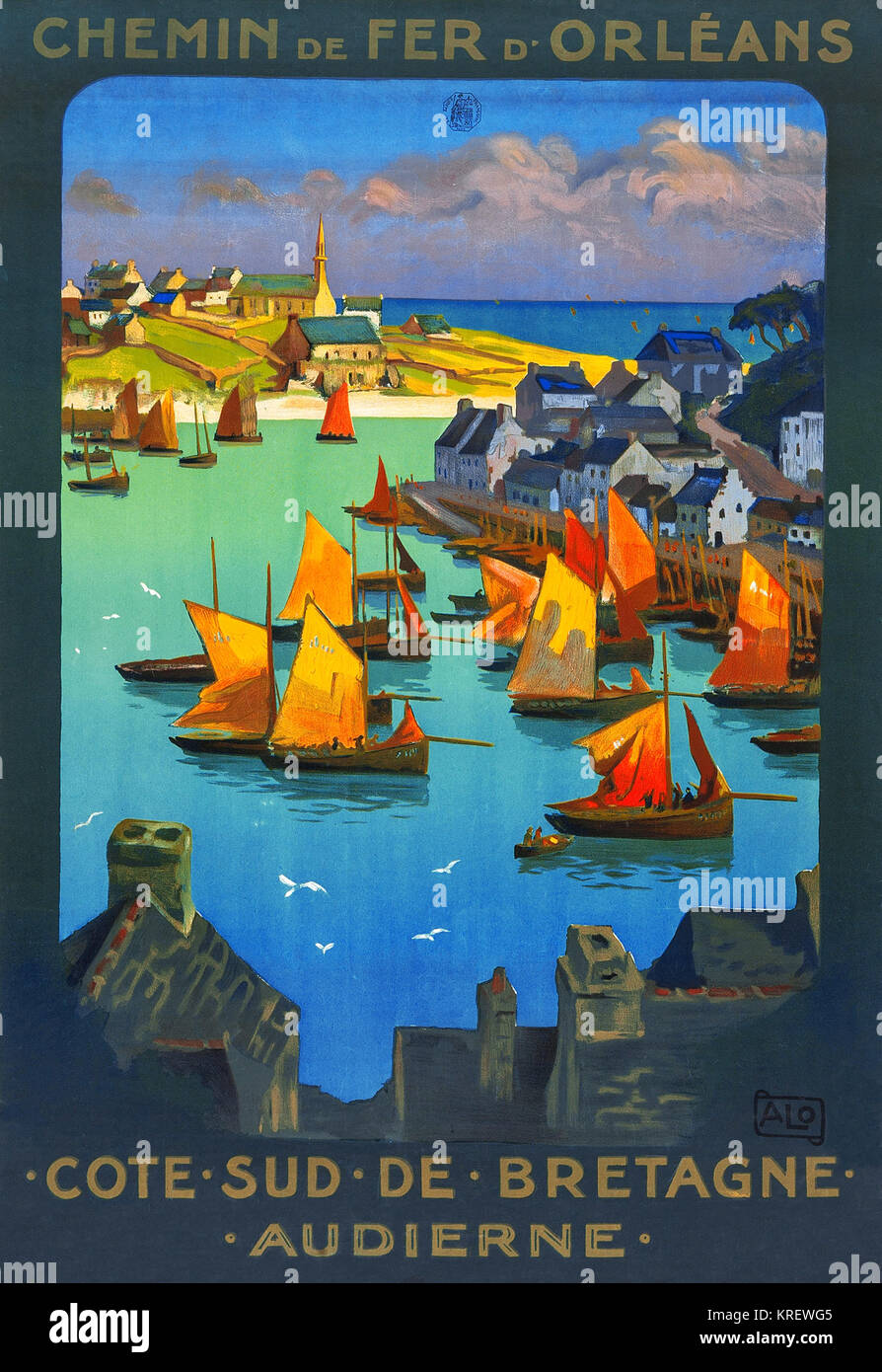 Bay of Audierne Stock Photo - Alamy