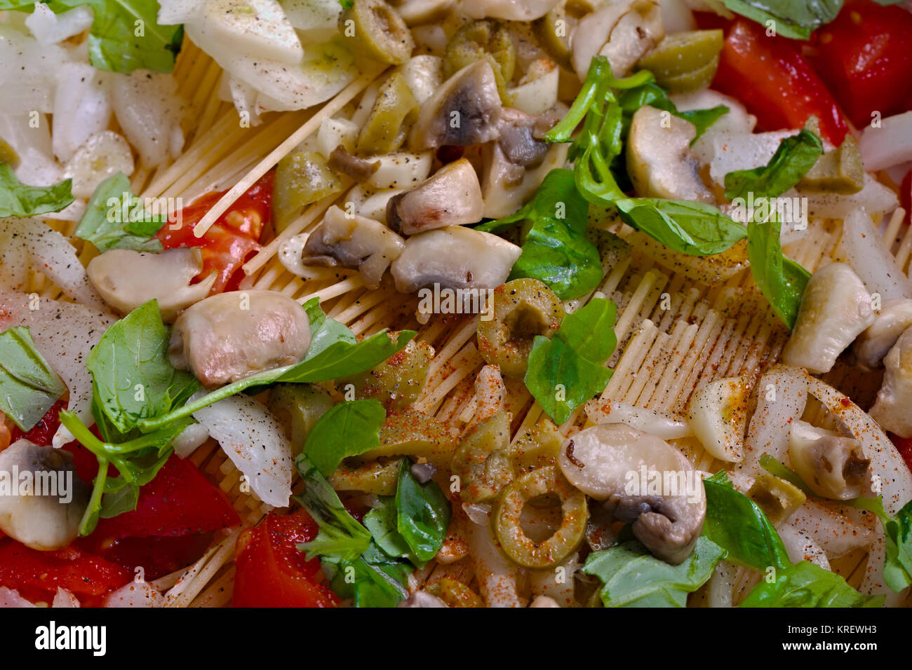 Cooking Pasta Dish Stock Photo - Alamy