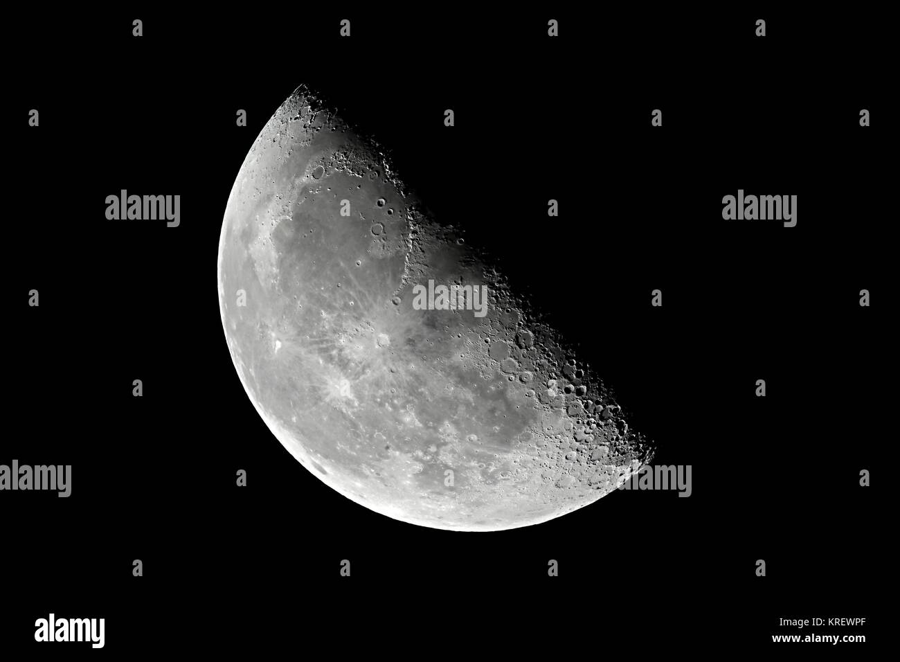 Moon detailed closeup Stock Photo - Alamy