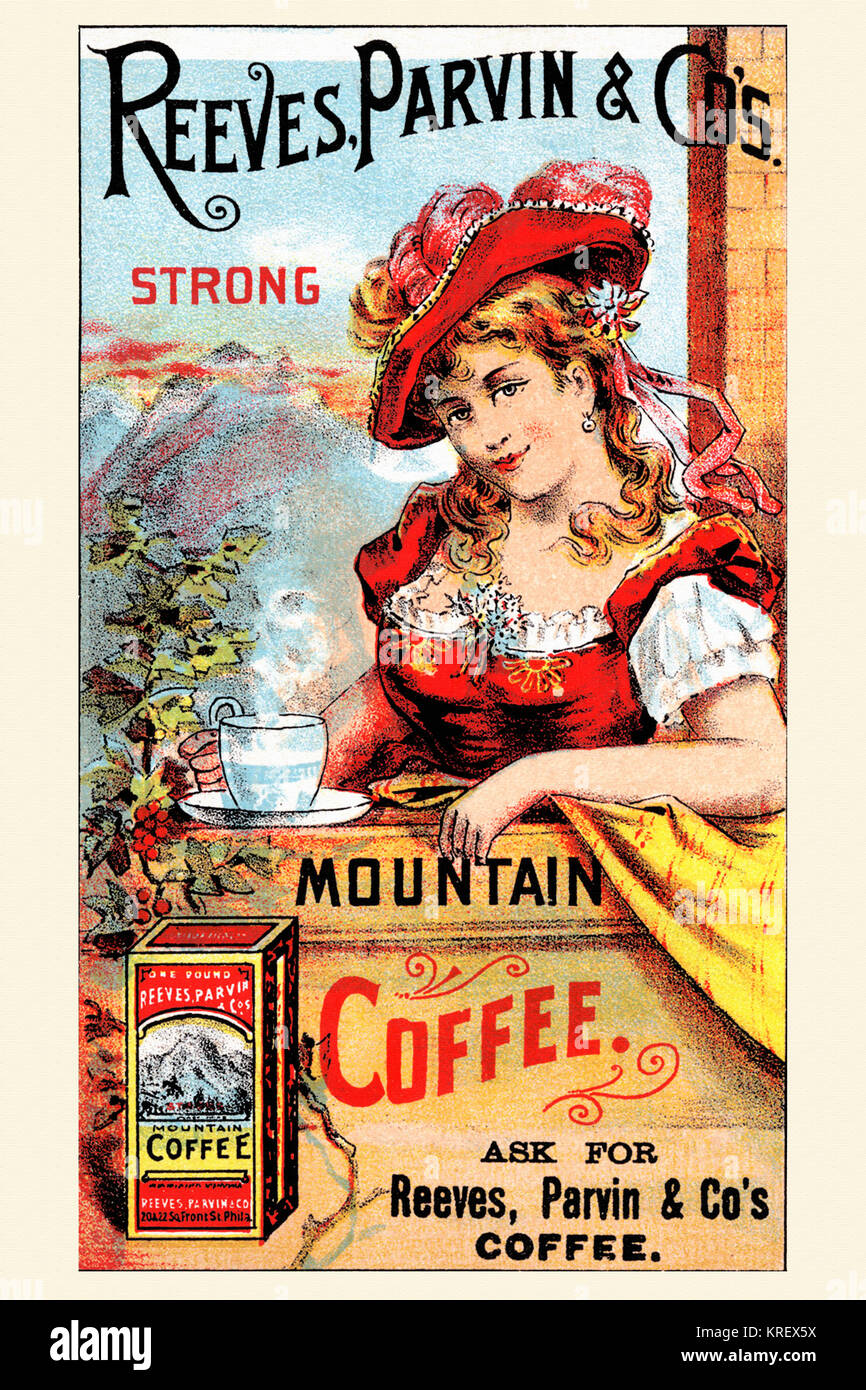 Coffee ad victorian hi-res stock photography and images - Alamy