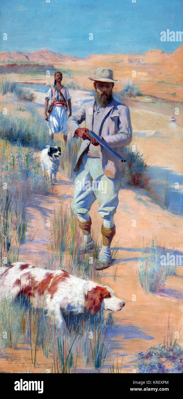Hunter in North Africa Stock Photo - Alamy
